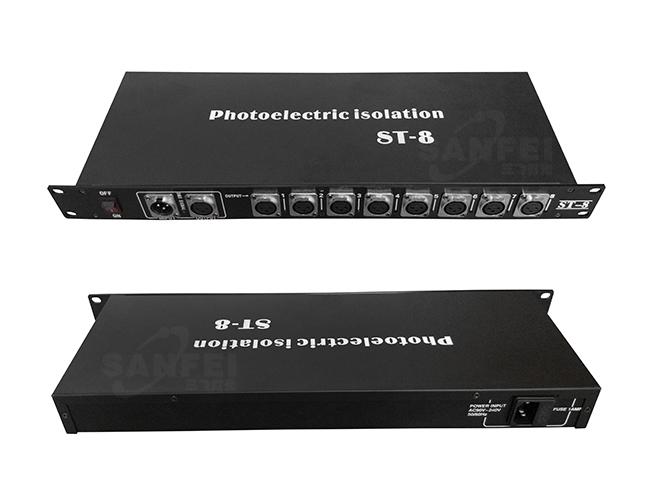 Dmx 512 Led Lighting Controller 8 Channels Output Ports DMX Signal Splitter